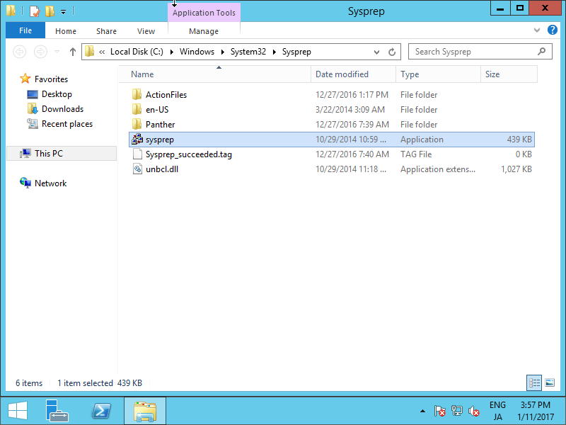 Windows Server 2012 R2 : Use SysPrep : Server World