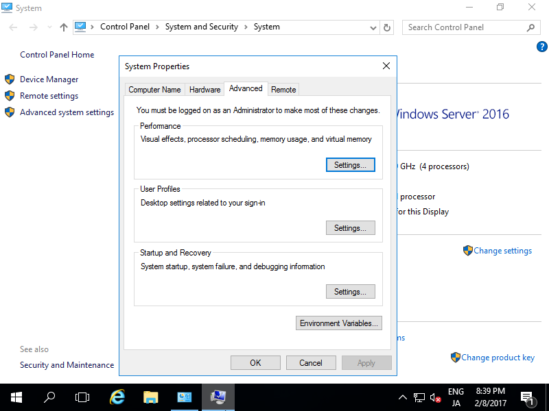 Windows Server 2016 : Install OpenSSH : Server World